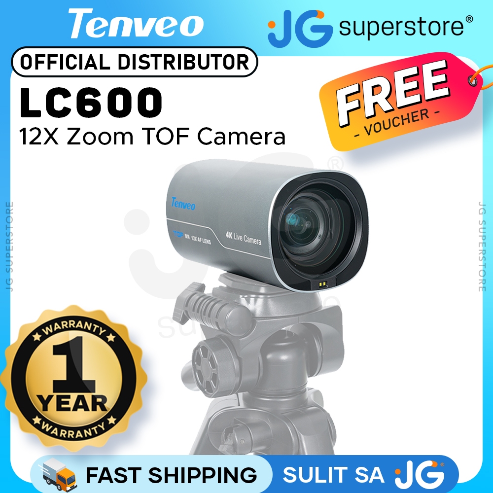 Tenveo LC600 4K UHD 8MP Live Stream Camera w/ 12X Zoom & Auto Focus for ...