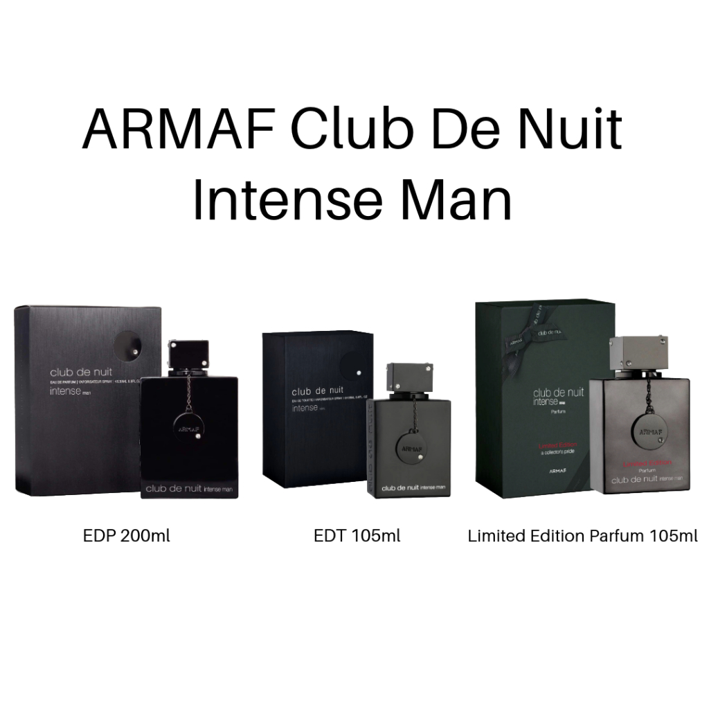 Armaf Club de Nuit Intense ( CDNIM ) EDT EDP Limited Edition Parfum ...
