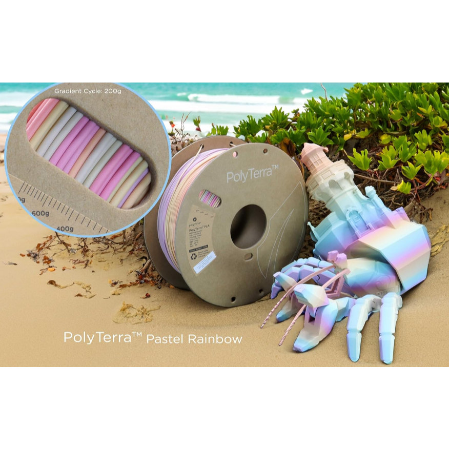 Polymaker Panchroma Matte / Dual Matte & Gradient PLA 3D Printing ...