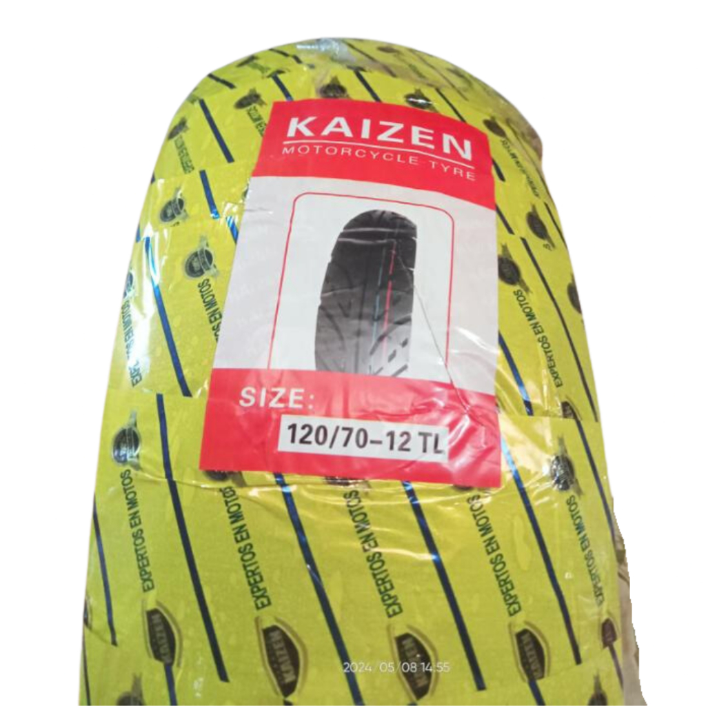 KAIZEN MOTOR TIRE:120/70-12 TL (1138) | Shopee Philippines