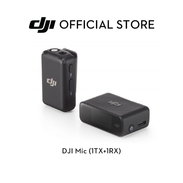 DJI MIC (1TX+1RX) - Integrated Wireless Microphone | 250m (820ft ...