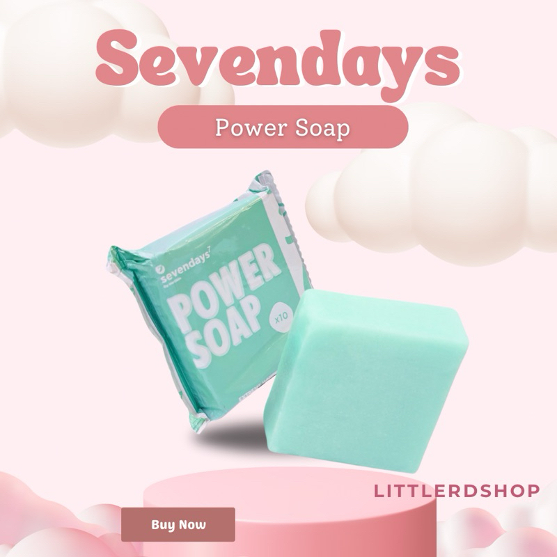 Sevendays Power Soap Whitening x10 (80g) | Shopee Philippines