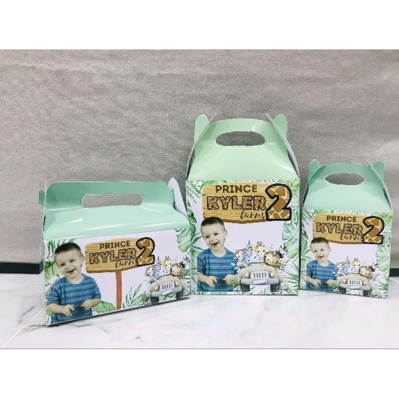 Customized Gable Box for your Party Favors (Loot Bags) | Shopee Philippines
