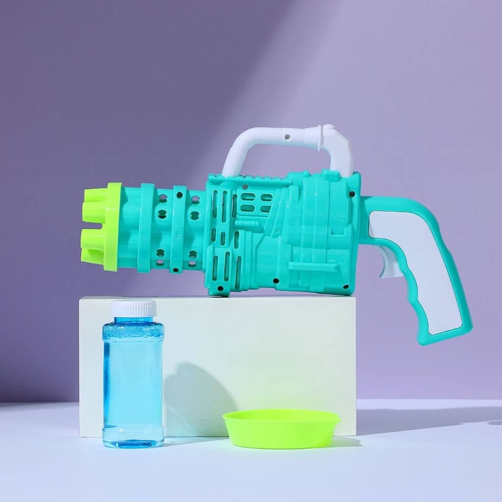 MINISO Bubble Gun Toy with Six Holes Green Pink | Shopee Philippines
