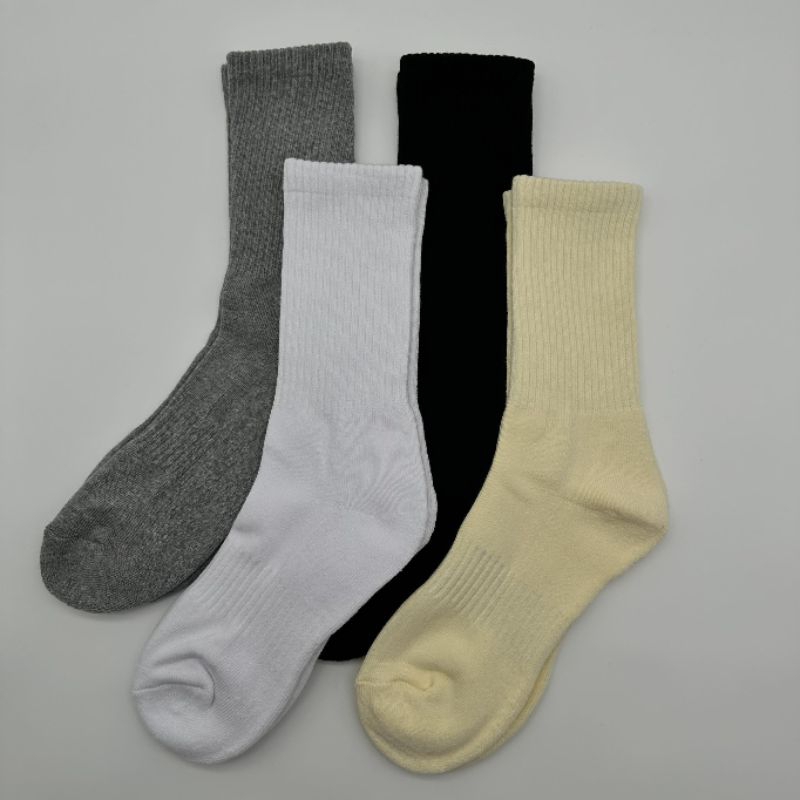 Sideline Original Plain Crew Socks (2 pairs) | Shopee Philippines