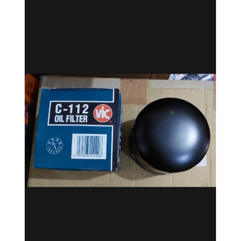 C-112 VIC ORIGINAL OIL FILTER FOR TOYOTA TAMARAW FX 2C DIESEL | Shopee ...