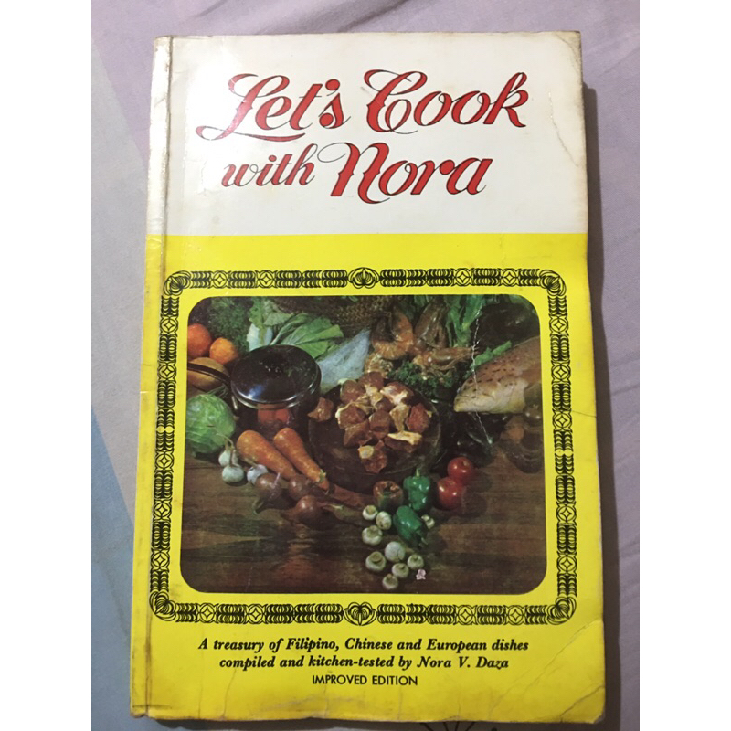Let’s Cook with Nora – Nora V. Daza (WATER DAMAGED BOOK/AUTOGRAPHED ...
