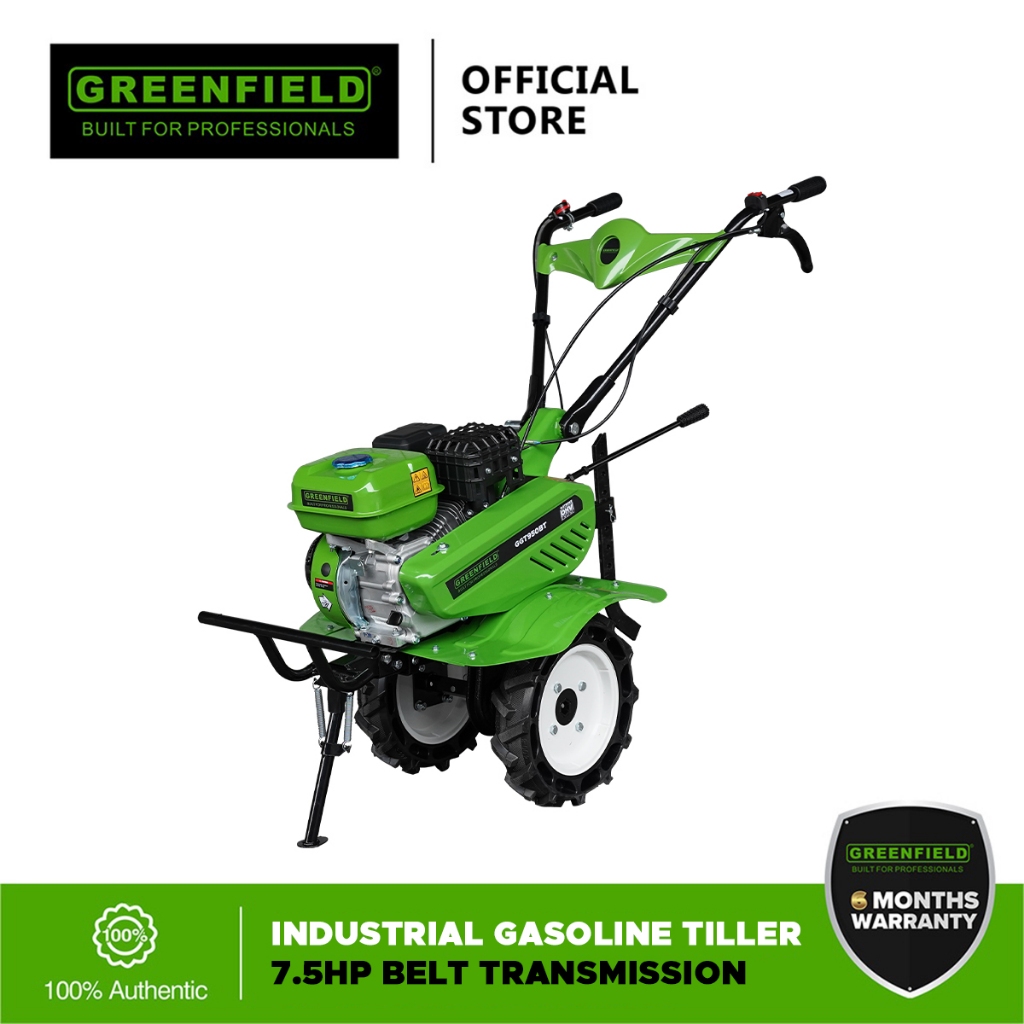 Greenfield 7.5HP Belt Type Gasoline Tiller | Shopee Philippines