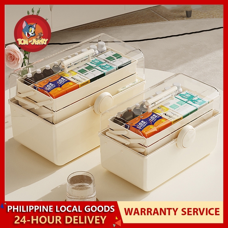 Multi-Layer Family First Aid Kit Box Medicine Storage Box Portable ...