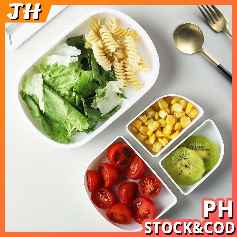 Lunch Box Set Removable Compartments Portable Keep Fresh Storage Box ...