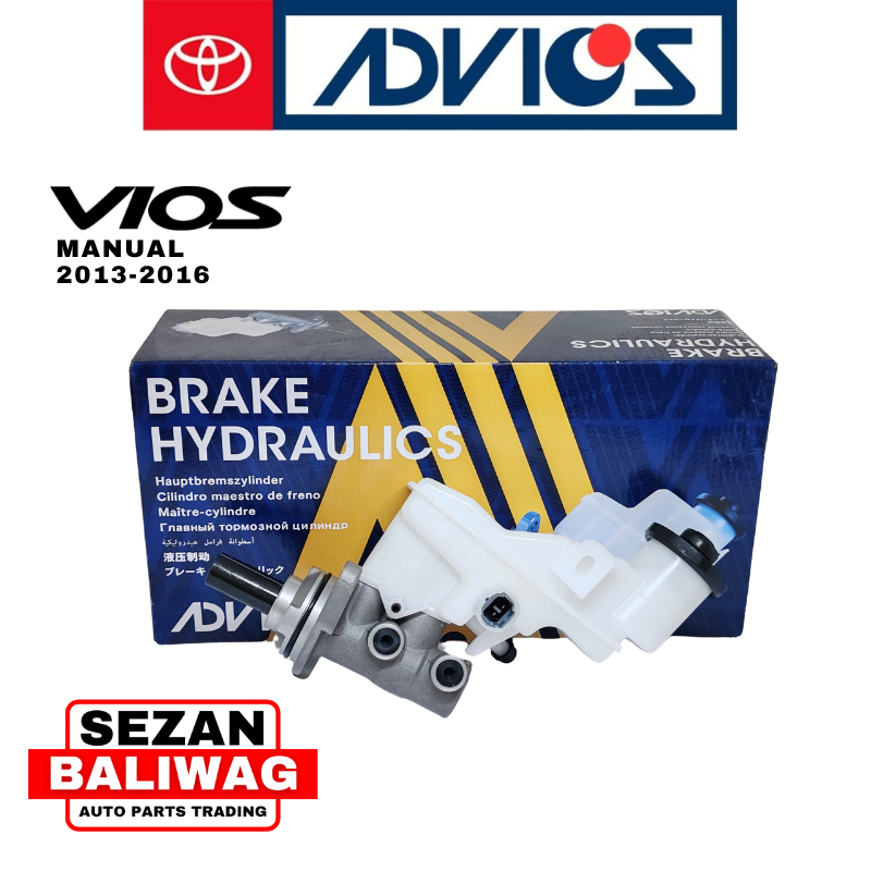 ADVICS BRAKE MASTER ASSEMBLY TOYOTA VIOS MANUAL 2013-2016 BMTP-A104 ...