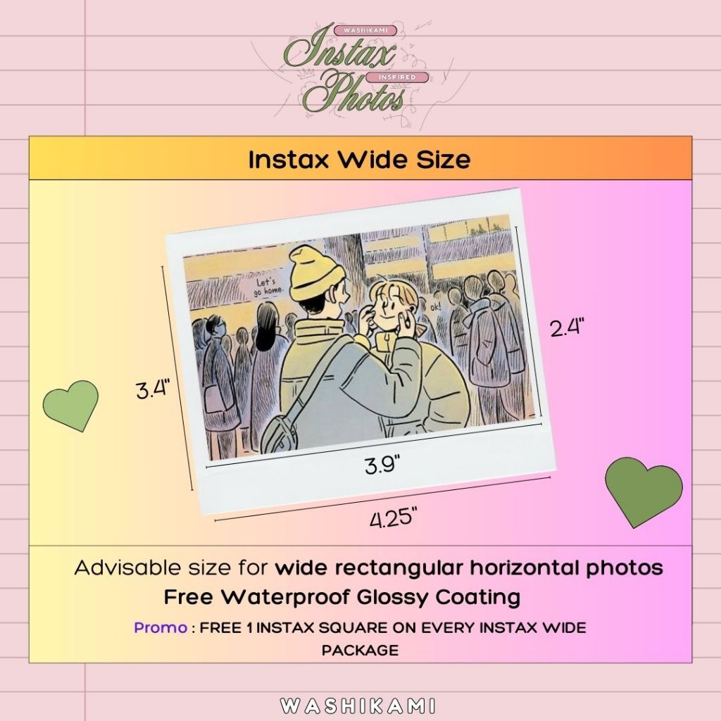 LOWEST PRICE : (10PCS) Instax Mini/Square/Wide & Photo Strips Printing ...