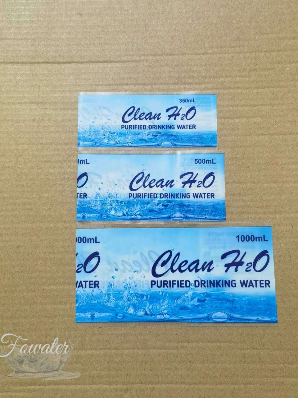 Shrinkable Label for Drink Bottles 500pcs per pack (500ml)(MyH2O ...