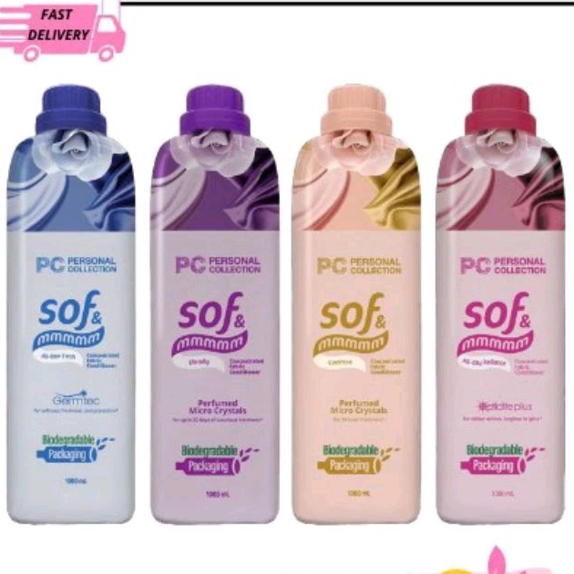 PC SOF Fabric Conditioner COLLECTION 1000ML | Shopee Philippines