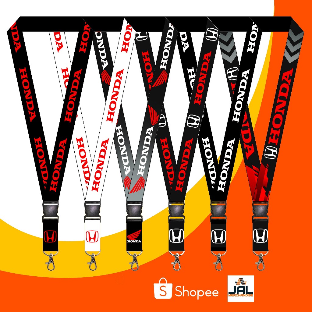 HONDA ID lace Design / ID lanyard / ID sling | Shopee Philippines