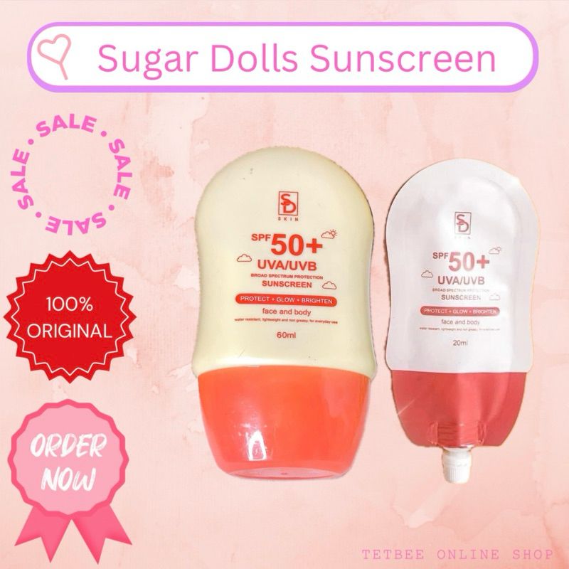 Sugar Dolls Sunscreen SPF50 FACE AND BODY | Shopee Philippines