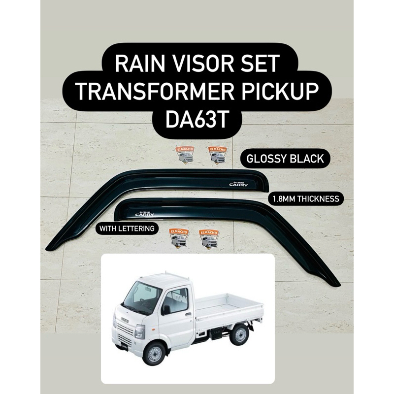 Rain Visor Set(2pcs) for Transformer Pickup DA63T & DA65T | Shopee ...