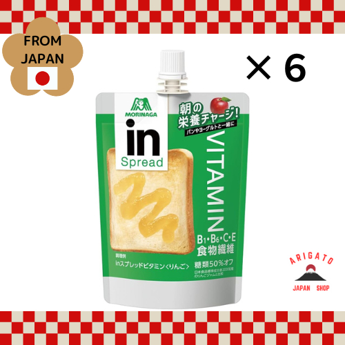 MORINAGA in Spread Vitamin Jam Apple (6 x 160g) - 50% Sugar Free, Fiber ...