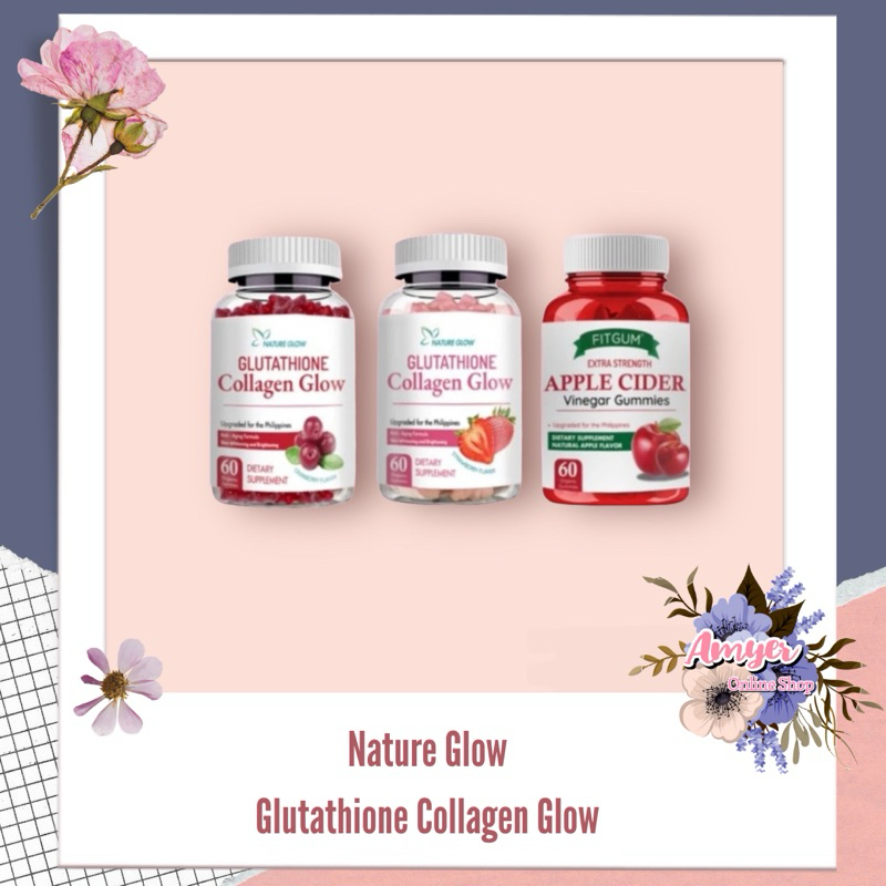 NATURE GLOW Glutathione Collagen Glow Korea Anti-Aging Whitening Skin ...