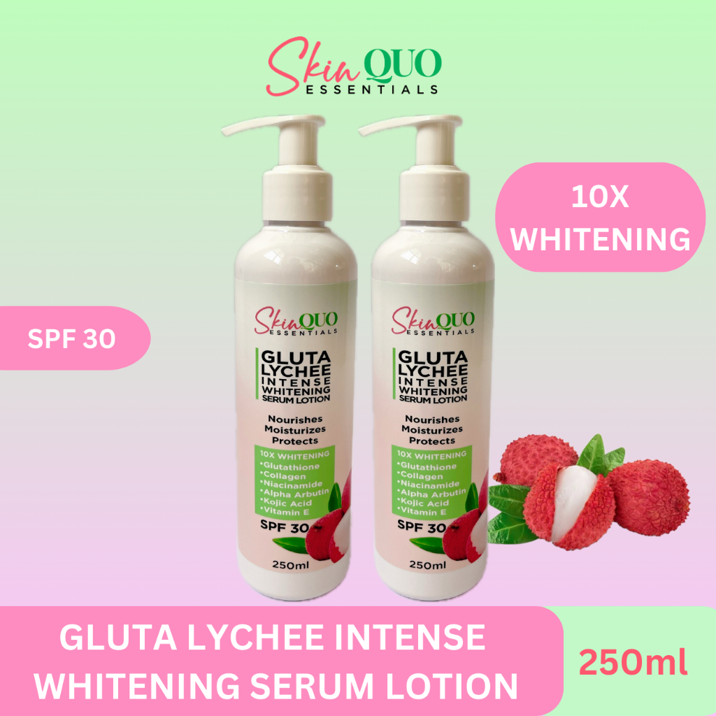 BUY 1 TAKE 1 Skin Quo Gluta Lychee 10X Intense Whitening Serum Lotion ...
