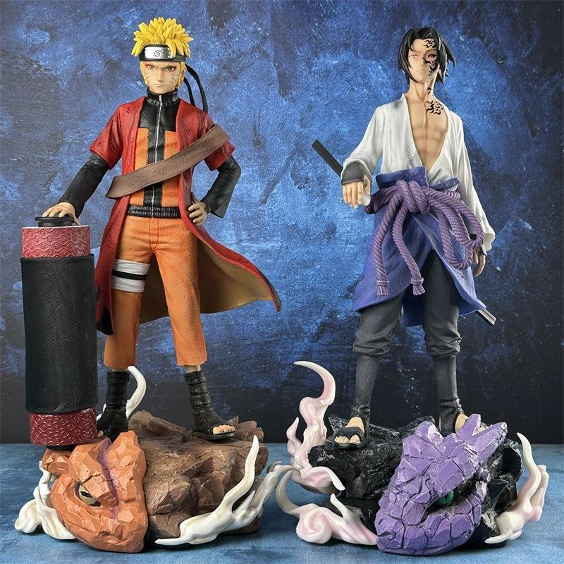 Hey Anime-NARUTO Naruto Uzumaki,Sasuke Uchiha Cursed Seal GK COPY RESIN ...