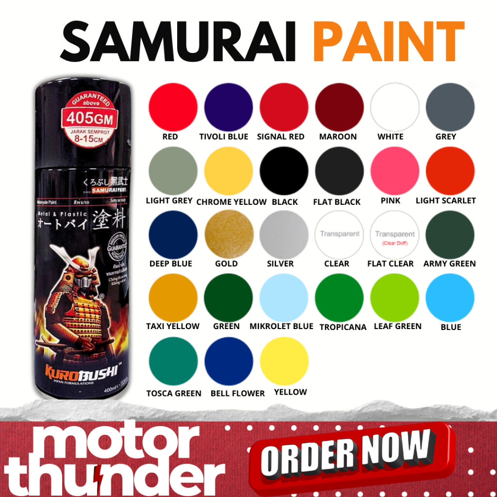 Samurai paint color store