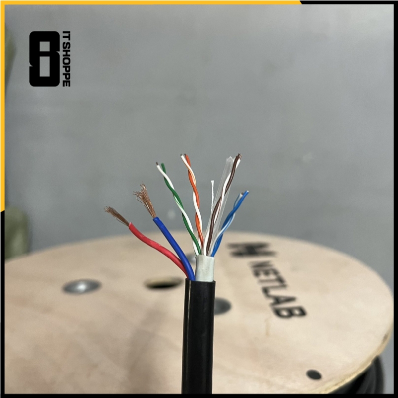 50M 100M Outdoor UTP Lan Cable Cat6 Cat6E WITH POWER / RJ45 CRIMP | Shopee Philippines