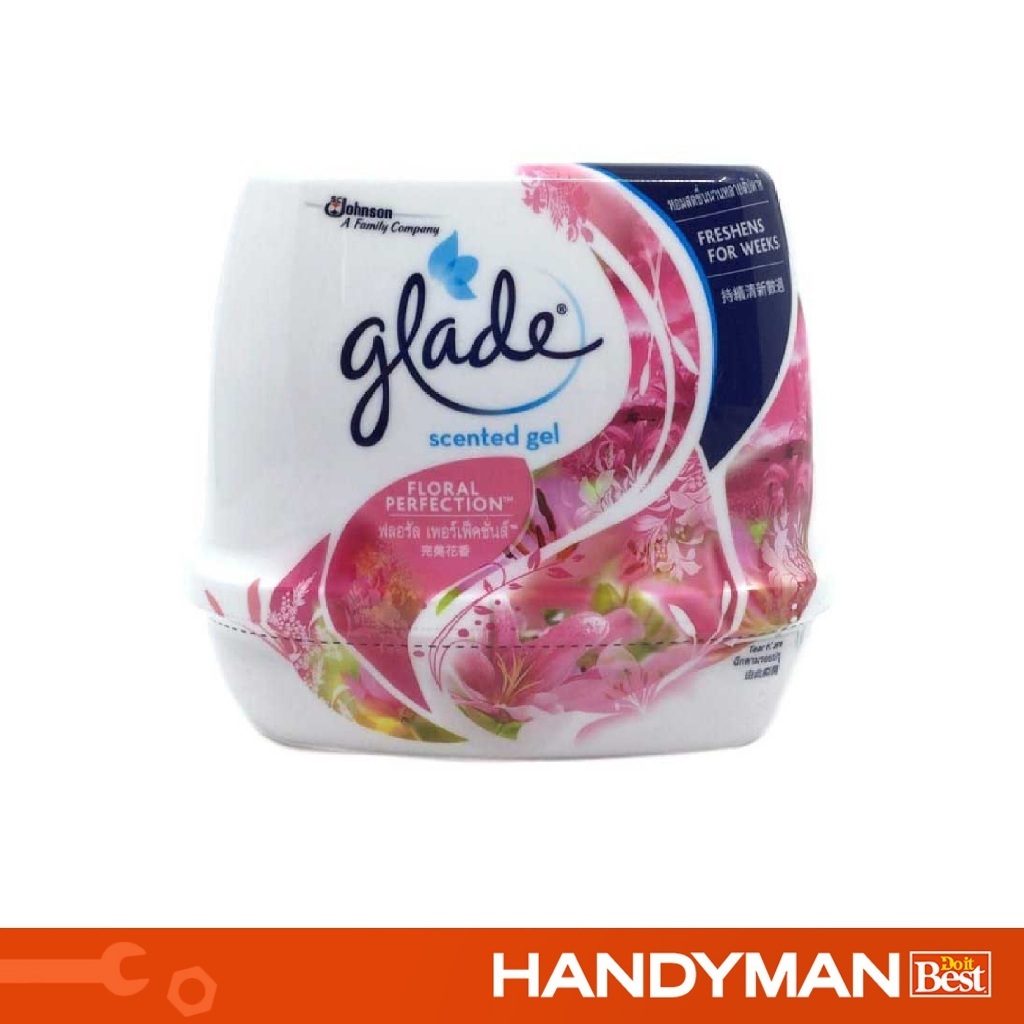 Glade Scented Gel Floral Perfection, 180grams | Shopee Philippines
