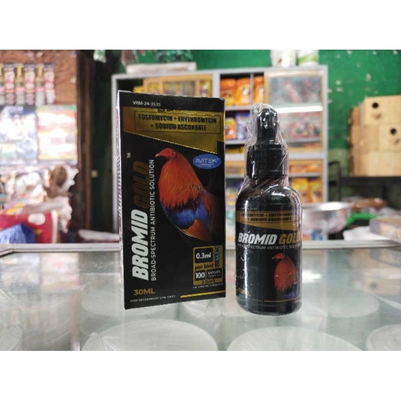 Bromid Gold 30ML Broad Spectrum Antibiotic Oral Solution | Shopee ...