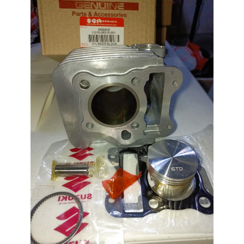 Suzuki genuine cylinder block set with piston kit ring gasket for ...