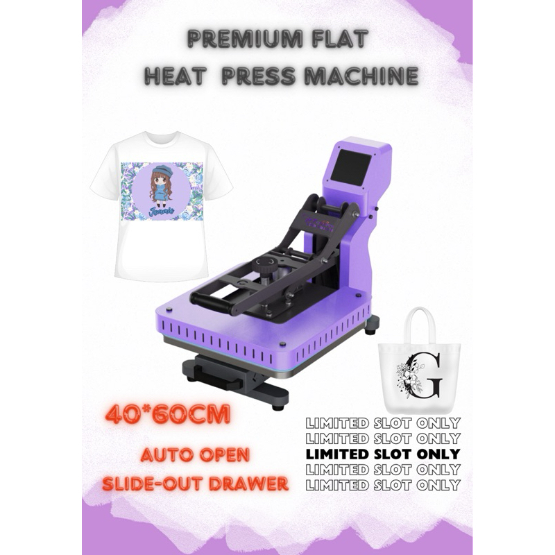 PF Crafts 40*60CM / 16*24IN Auto Open slide out drawer heat press ...