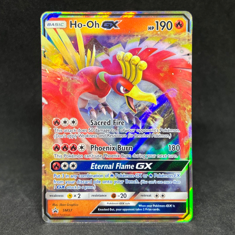 Pokemon TCG Ho-Oh GX Promo SM57 2017 Sun & Moon Promos Trading Card Game | Shopee Philippines