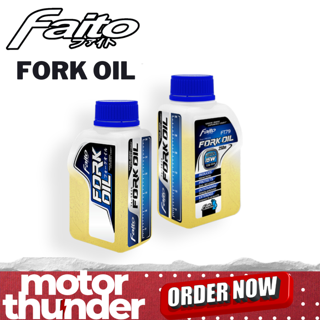FAITO FORK OIL 250ML 15w (1 PC ONLY) | Shopee Philippines