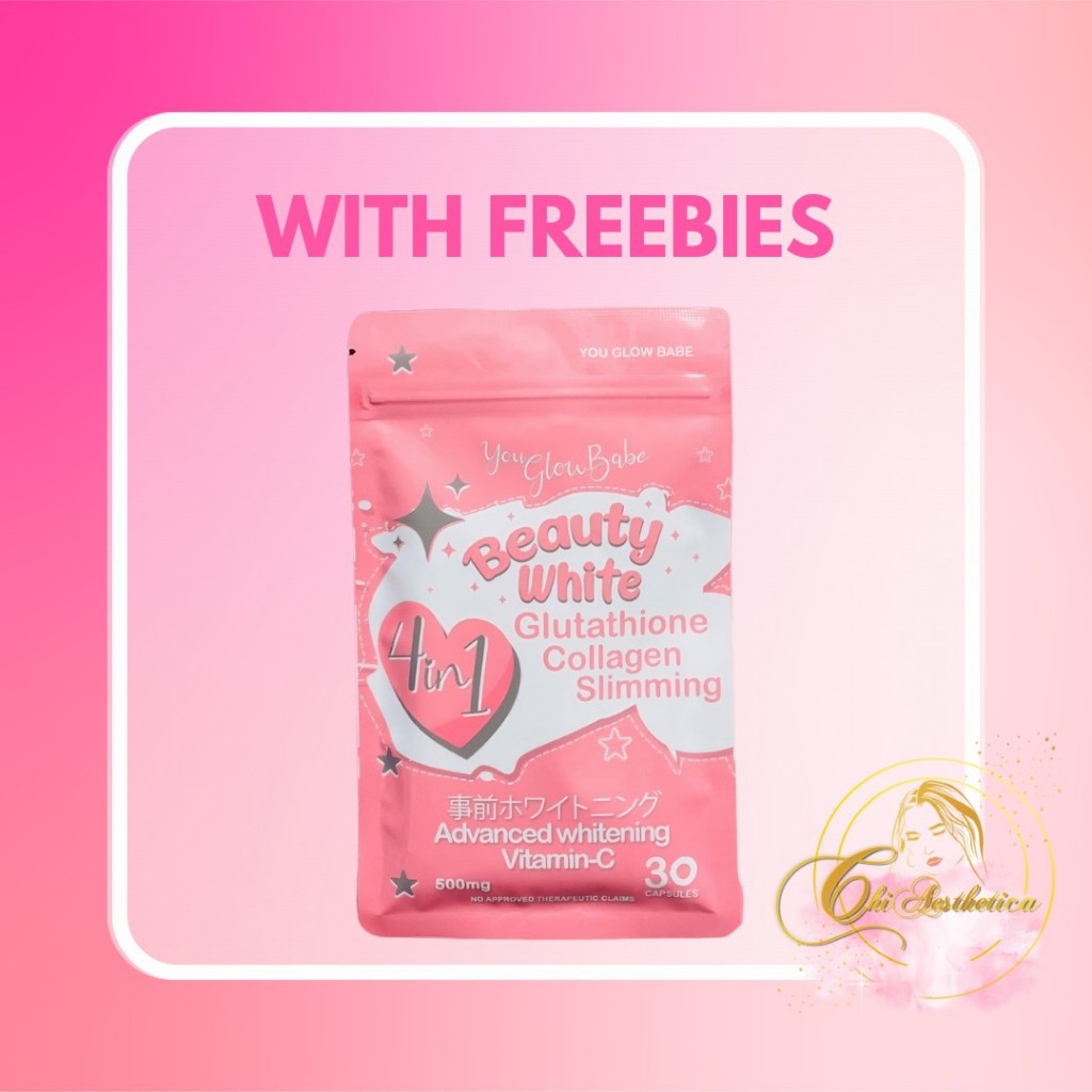 Beauty White 4 in 1 Glutathione Collagen Slimming Capsule You Glow Babe | Shopee Philippines