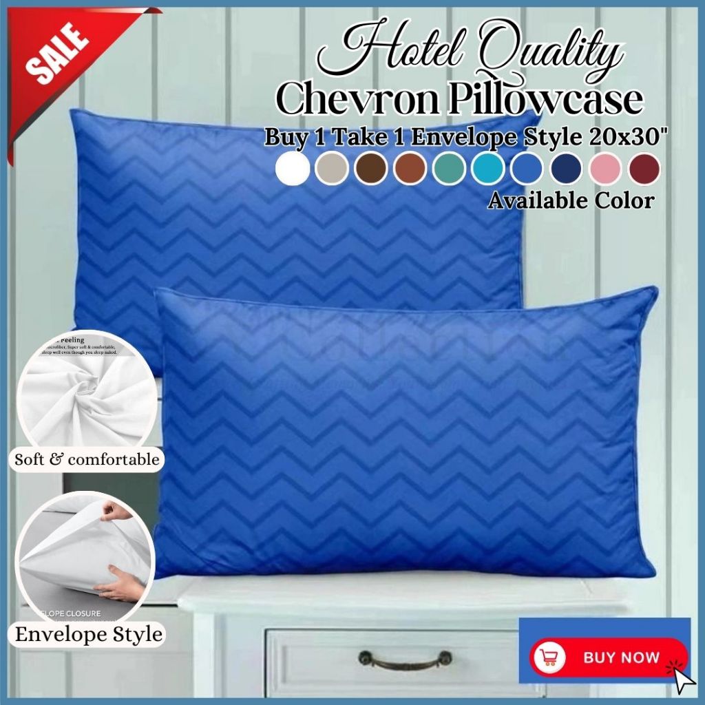 K&Y Buy 1 Take 1 Chevron/Zigzag Design Pillow Case 20x30 Inch | 2Pcs ...