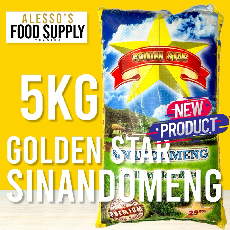 SINANDOMENG 5kg (Golden Star) | Shopee Philippines