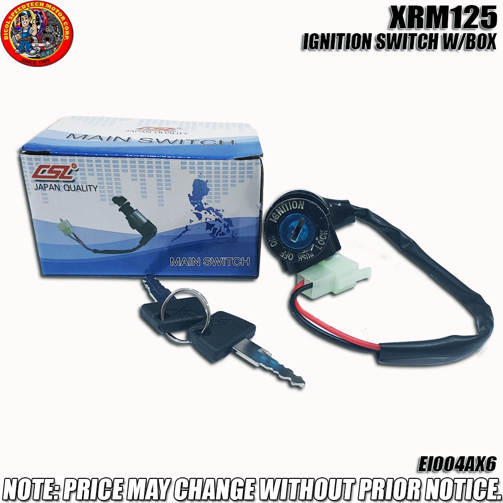 XRM 125 TRINITY IGNITION SWITCH WITH BOX (EI004AX6) | Shopee Philippines