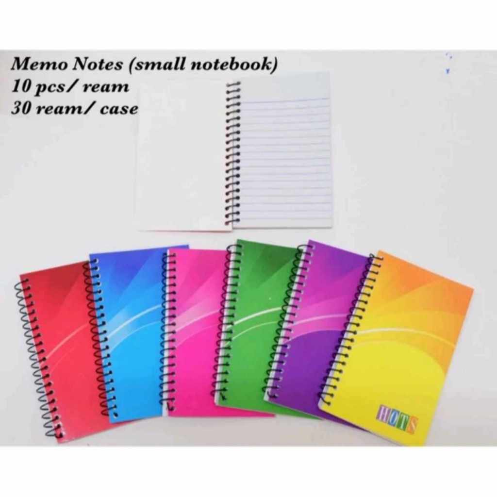 10pcs/Ream POCKET NOTEBOOK or Thickler 80Leaves Assorted Color | Shopee ...