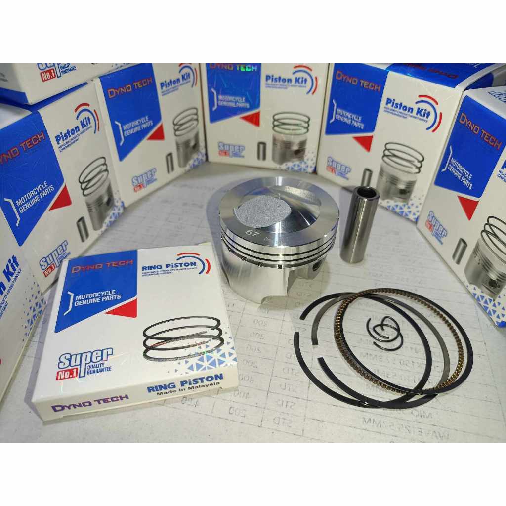 DYNO TECH PISTON KIT SET FOR SMASH/XRM/LIFAN/MIO/CLICK/BEAT/CT100/TMX ...