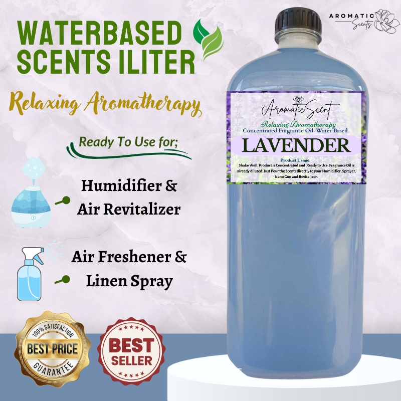 Aromatic LAVENDER 1L Water Based Scents for Humidifier, Air Freshener ...