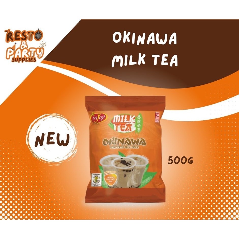 Injoy Milktea - Okinawa 500g | Shopee Philippines