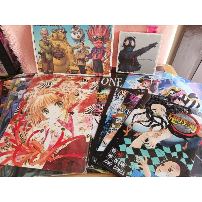 Anime Plastic Folders Plastic Pencil Boards Poster | Shopee Philippines