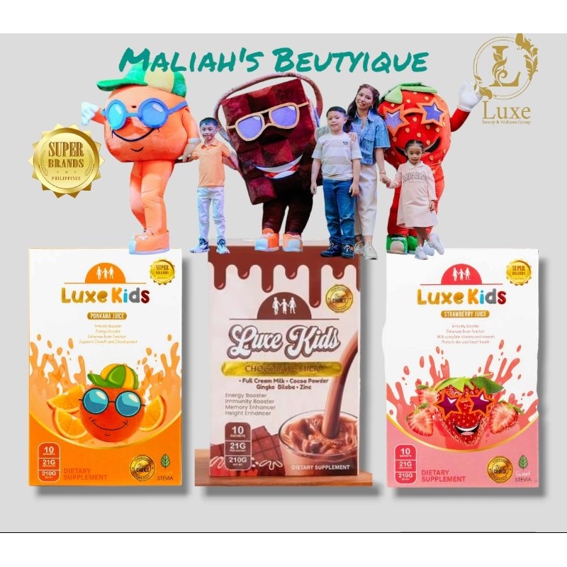LuxeKids Drink's (Chocolate Milk,Strawberry juice, Ponkana juice ...
