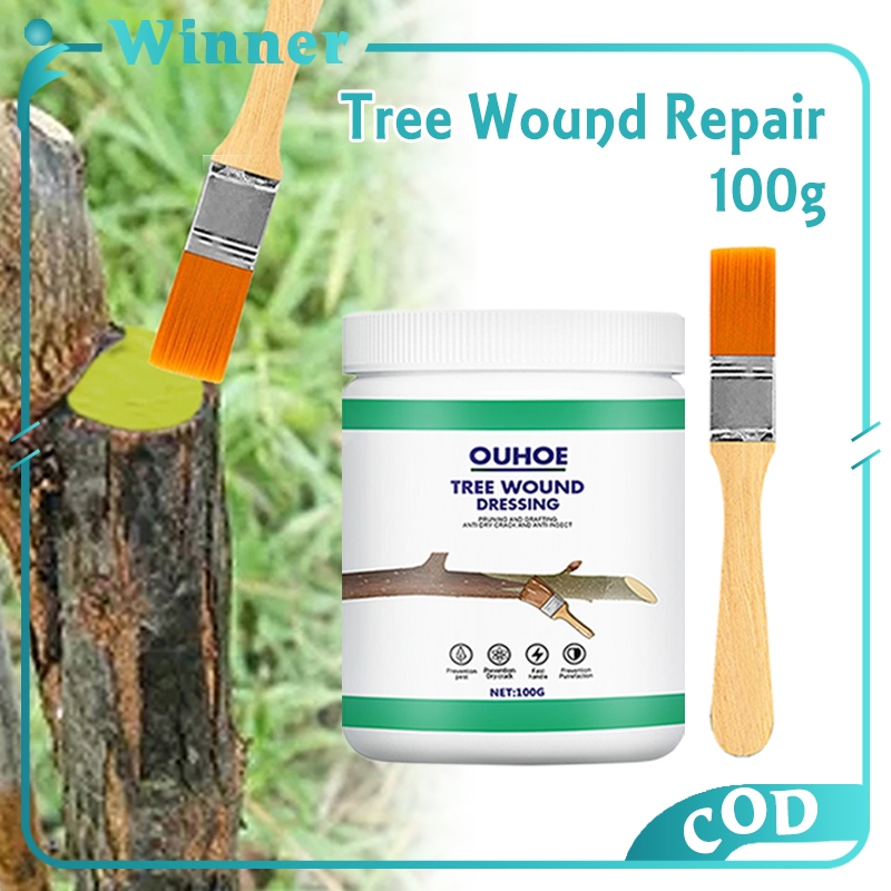 Tree Wound Repair Sealer Grafting Paste Wound Dressing With Brush Quick ...