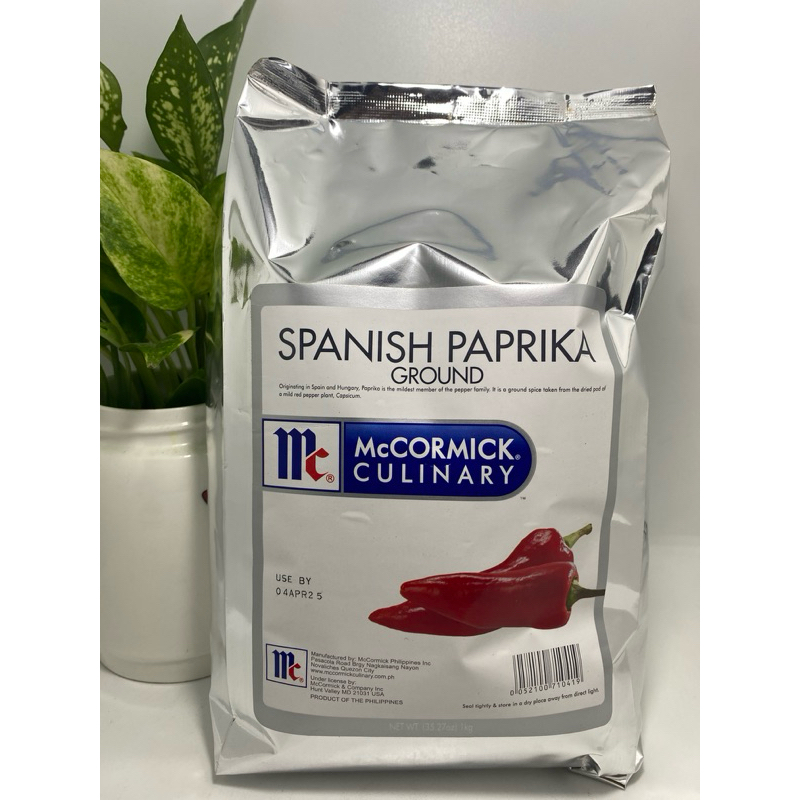 McCormick Spanish Paprika Ground 1kg | Shopee Philippines