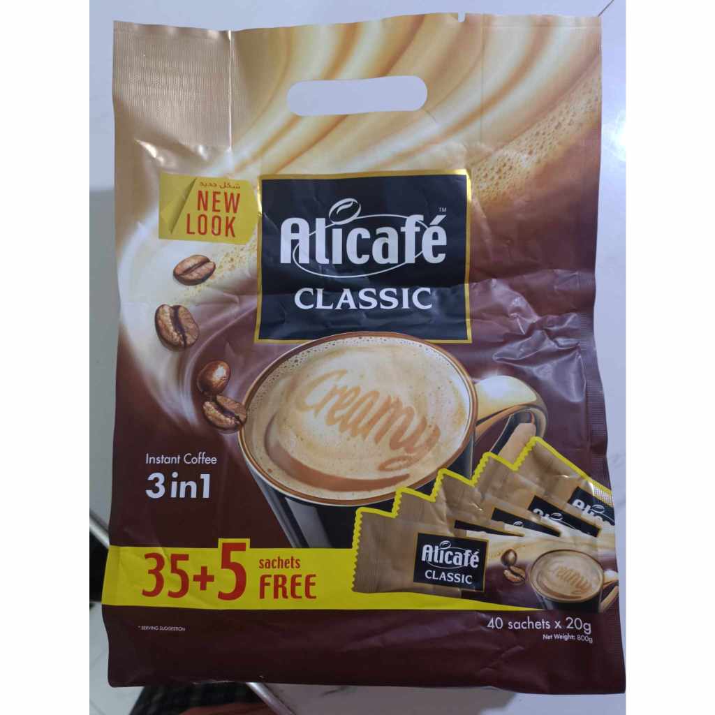 AliCafe Classic 3in1 Instant Coffee 35+5 sticks | Shopee Philippines
