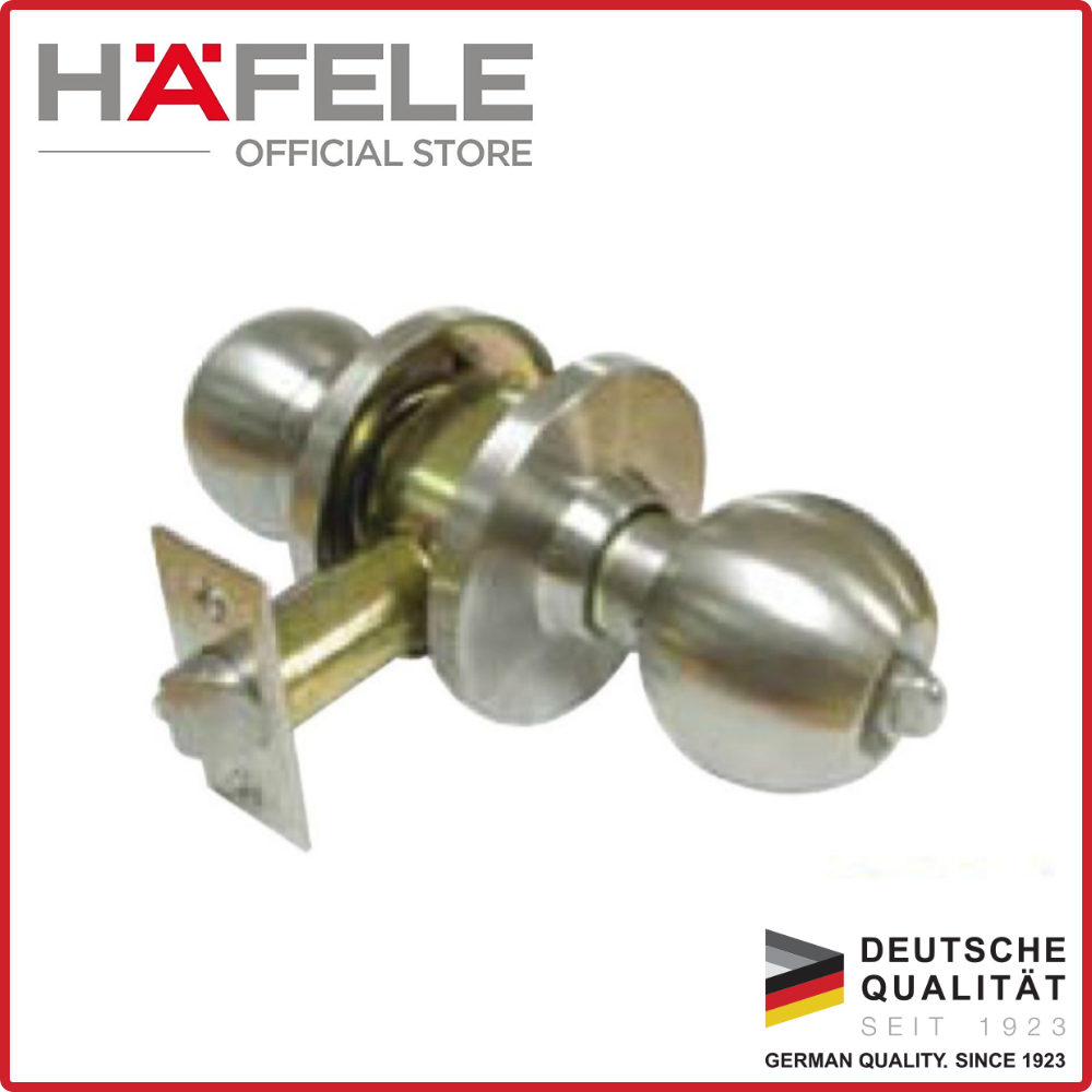 Hafele Grade 2 Heavy Duty Cylindrical Knob Lockset - Privacy (No Keys ...