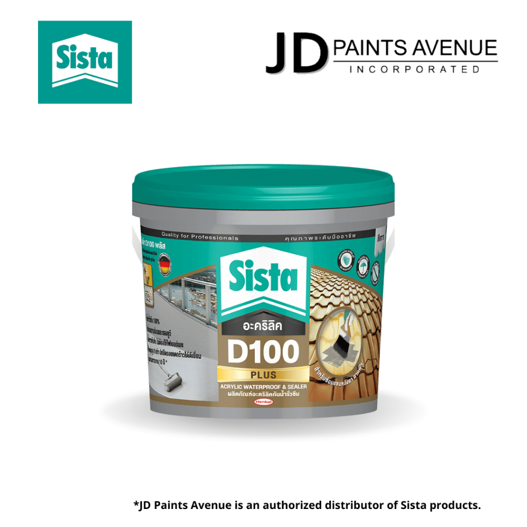 Sista Acrylic D100 Plus Acrylic Waterproof & Sealer | Shopee Philippines