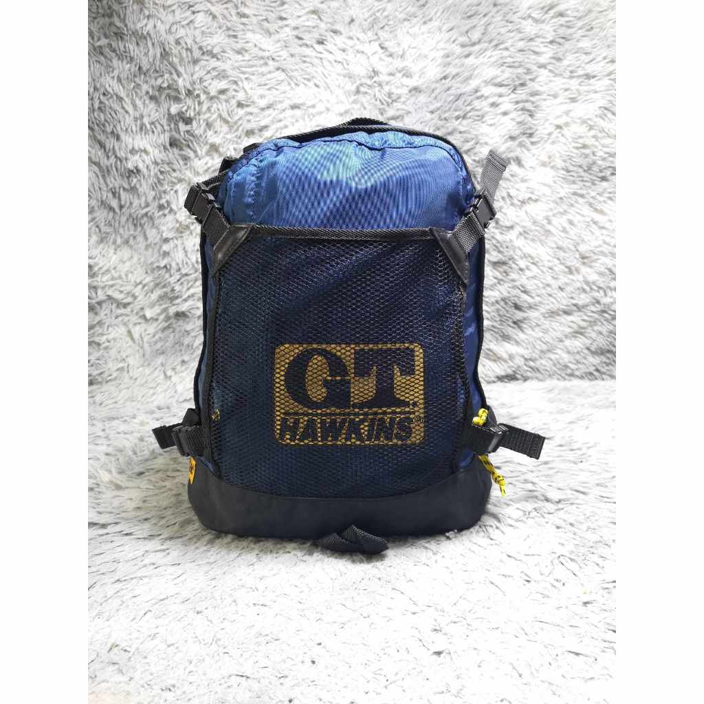 G.T Hawkins Blue Printed Backpack Bag | Shopee Philippines