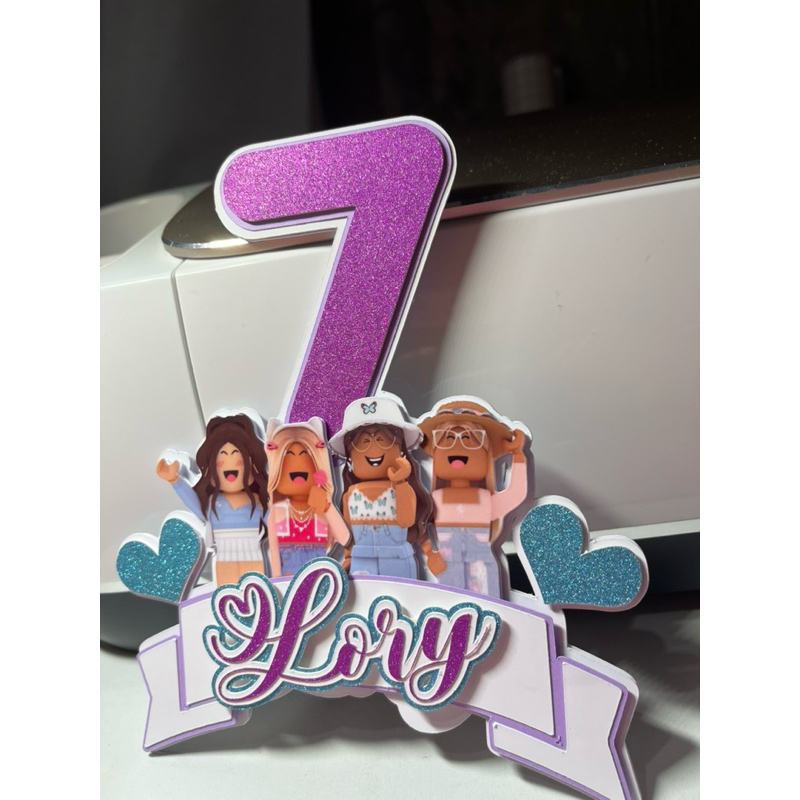 Roblox Girlfriends Cake Topper layered | Shopee Philippines
